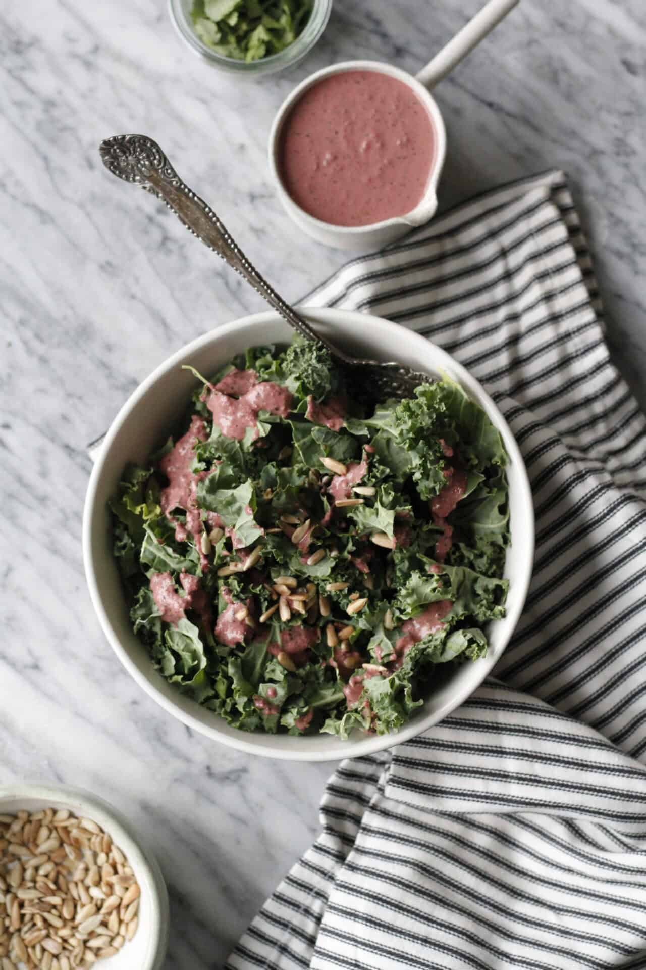 Spicy Pine Nut Dressing - Mikaela Reuben